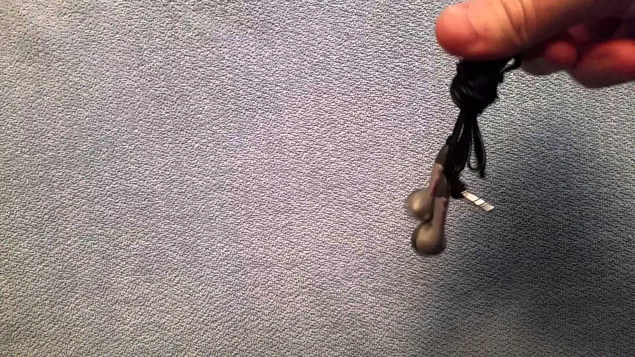 Very easy method for keeping headphones untangled - YouTube