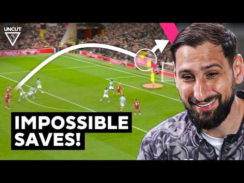 Gianluigi Donnarumma Rates His IMPOSSIBLE Premier League Saves 😤🧤