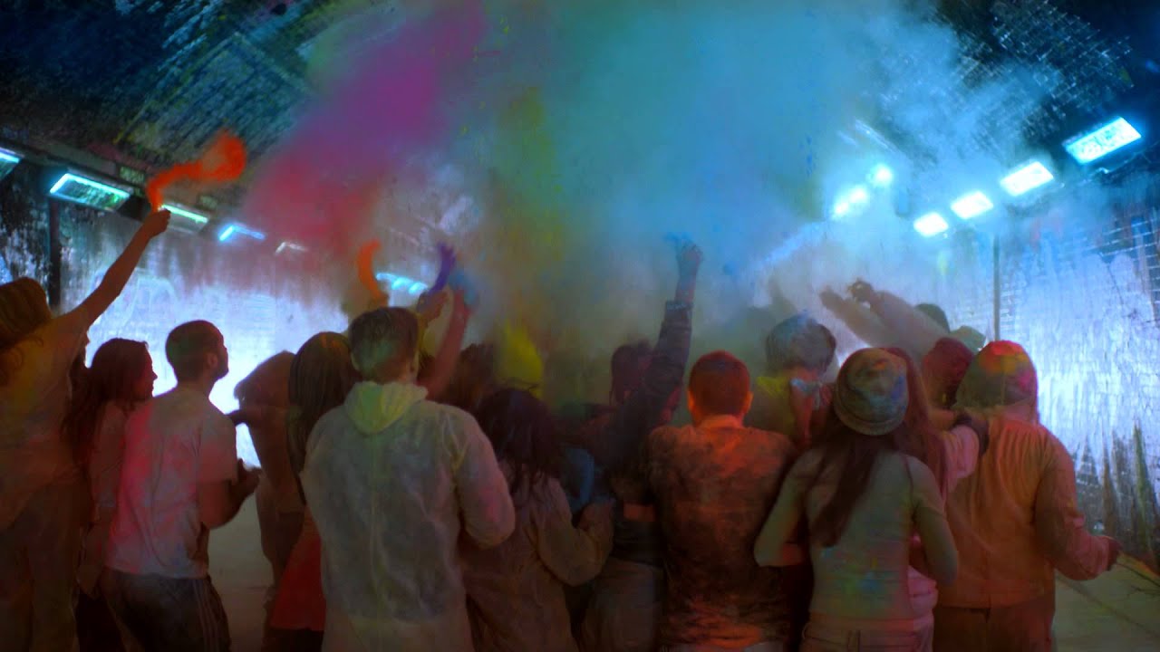 Amazing paint fight feat. Enter Shikari - YouTube