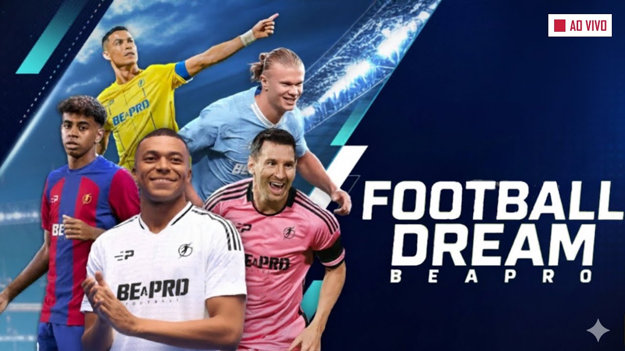 🔴 FOOTBALL DREAM BE A PRO | ⚽️ SEM PAY TO WIN! 🥉 JOGANDO COM O TIME ...