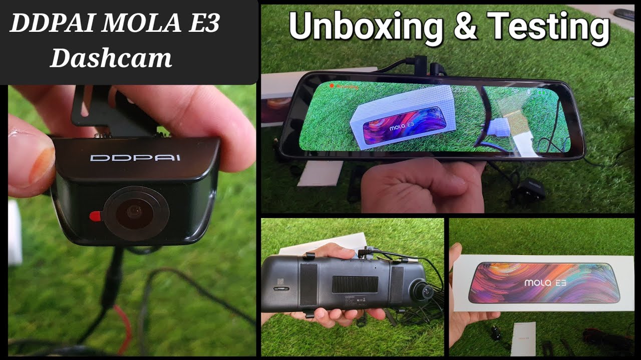 DDPAI MOLA E3 Mirror Dashcam Unboxing & Testing!!! - YouTube