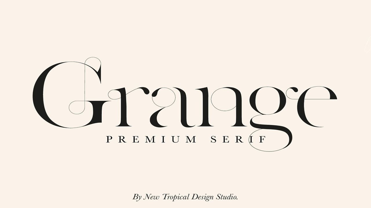 Grange Premium Serif Font Font Free Download - YouTube