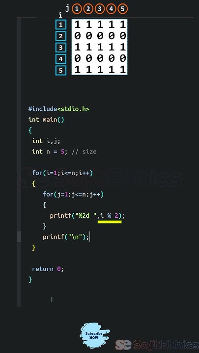 Binary Number Pattern In Less Than 60 Seconds Shorts Patternshorts Shortsfeed Softethics