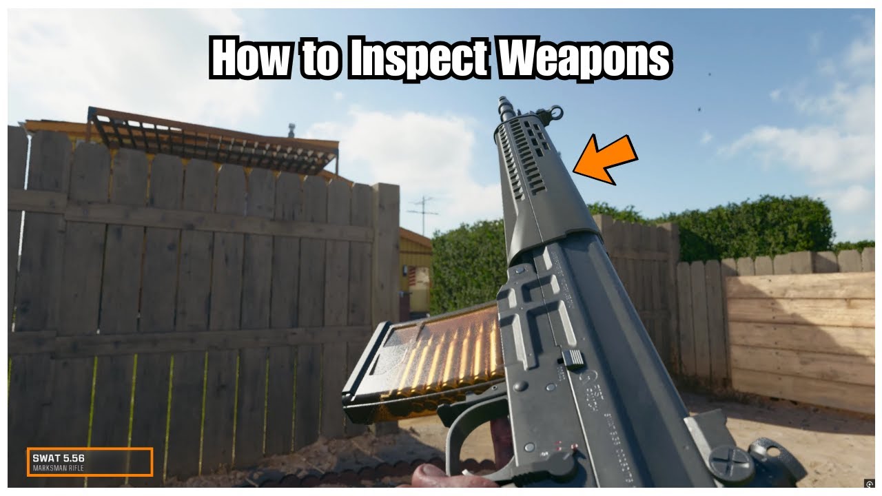 Call of Duty Black Ops 6 - How to Inspect Weapons - YouTube