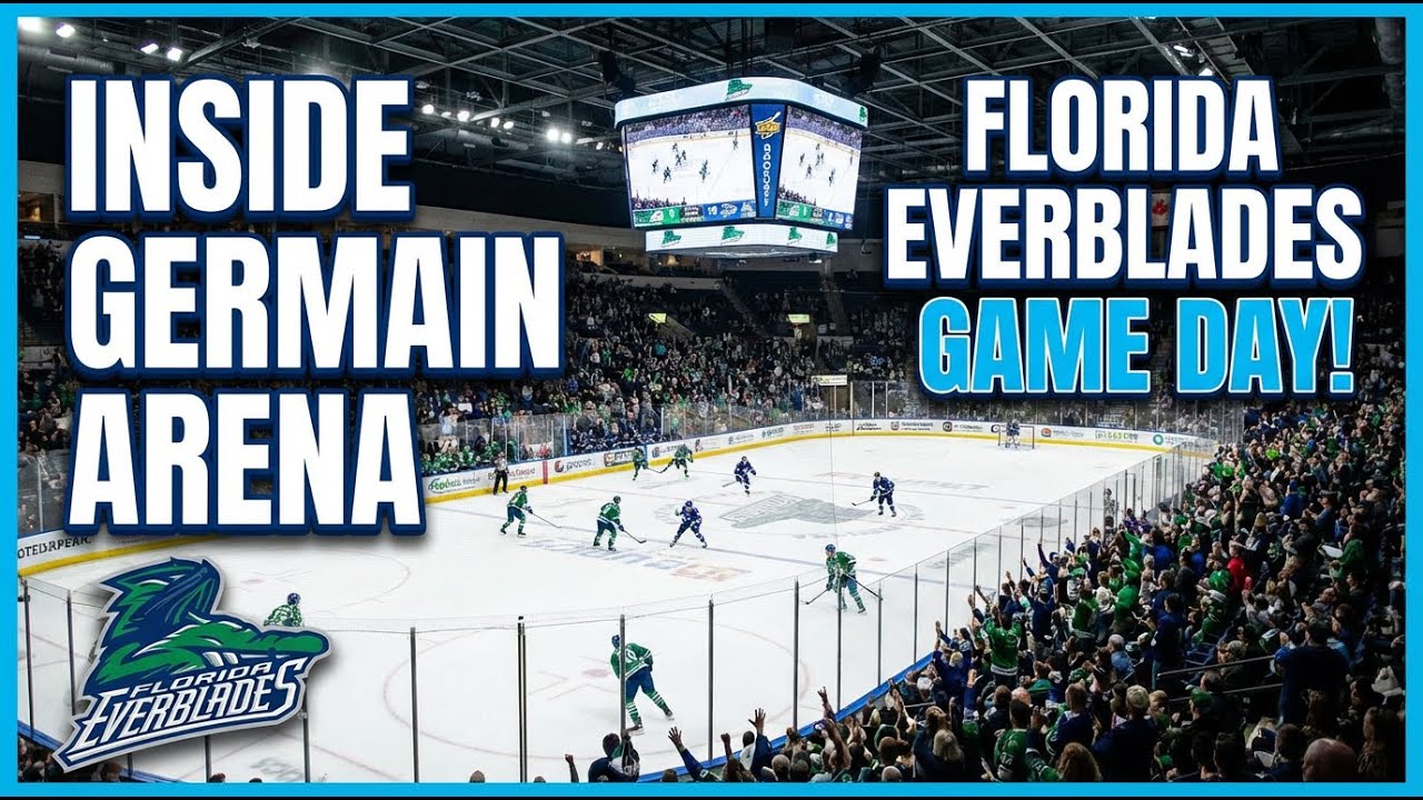 Inside Germain Arena for a Florida Everblades Hockey Game - YouTube