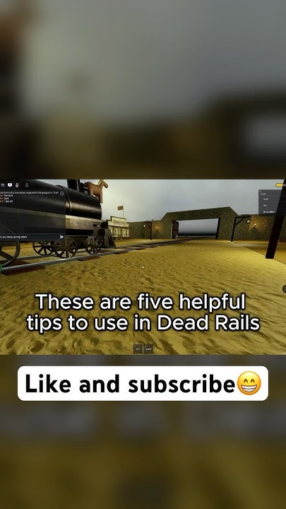 Top 5 Tips In Dead Rails For New Players #deadrails #roblox #tips - YouTube