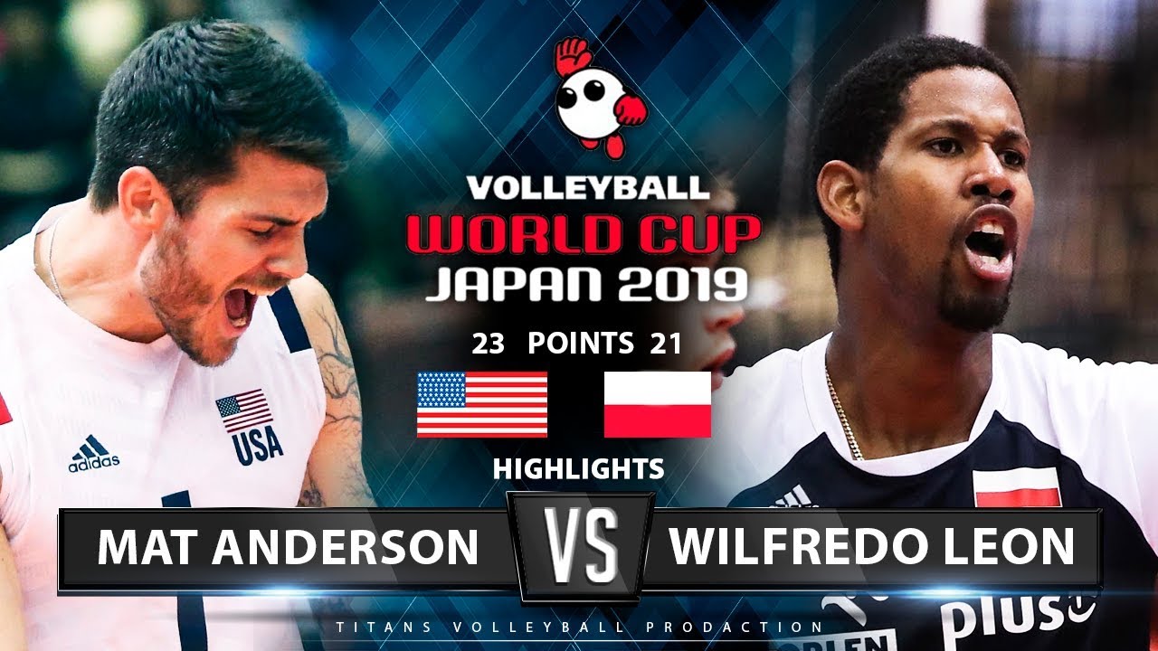 Matthew Anderson VS Wilfredo Leon | USA vs Poland | Highlights | Men's ...