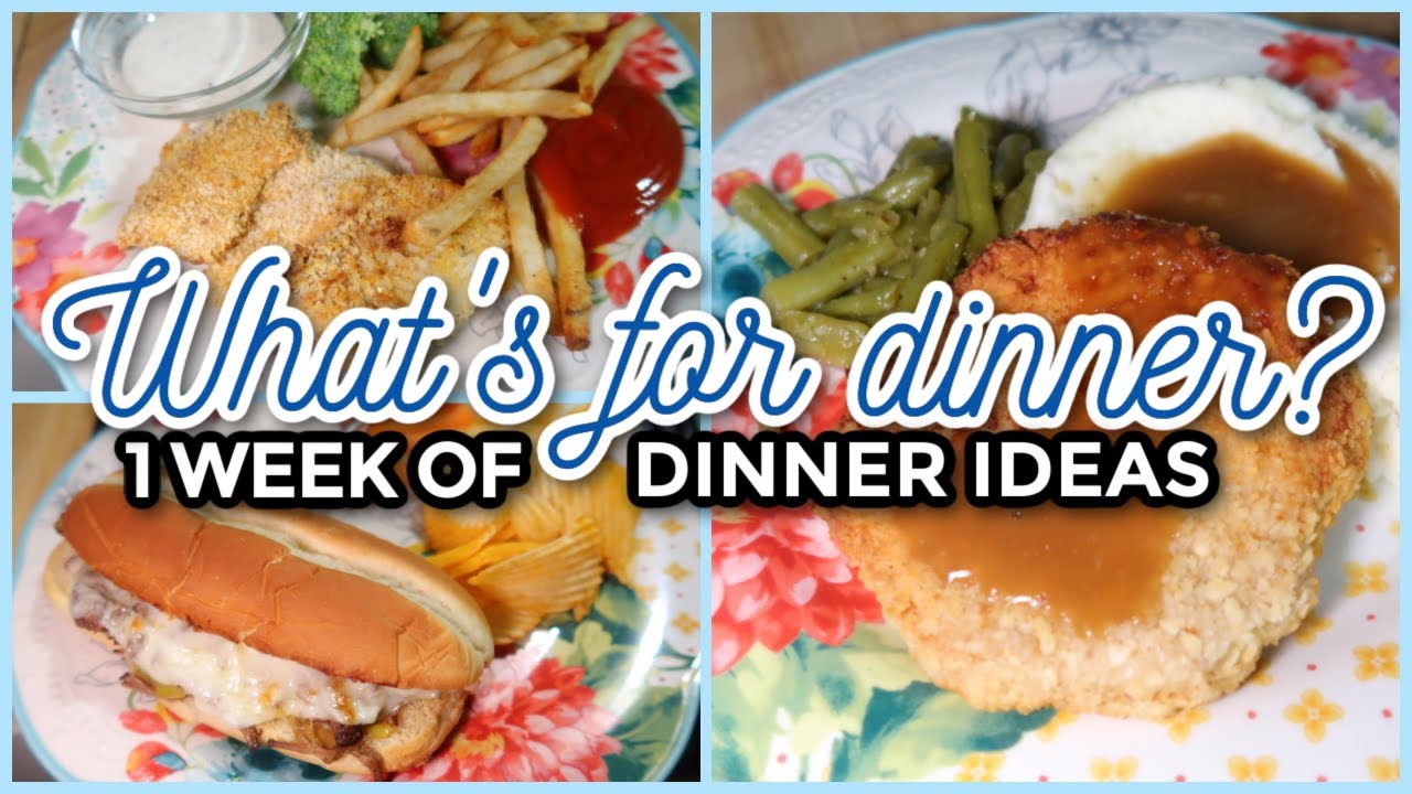 WHAT'S FOR DINNER? #244 | 7 Real-Life Family Meal Ideas - YouTube