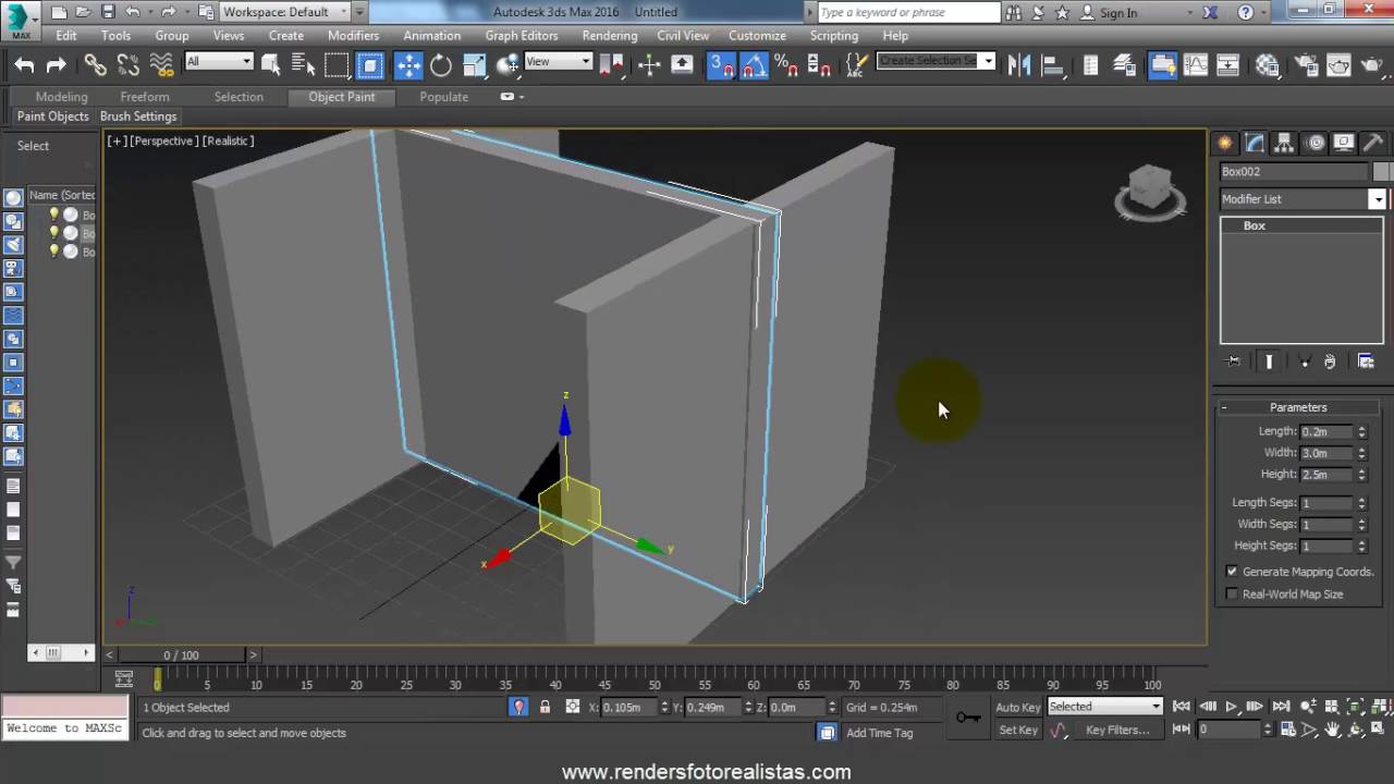 Curso de 3D Max 2016 | Snaps de Precisión | 3D Render Arquitectura - YouTube