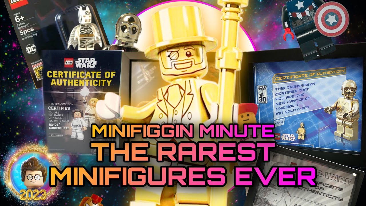 The Rarest & Most Expensive LEGO Minifigures Ever - YouTube