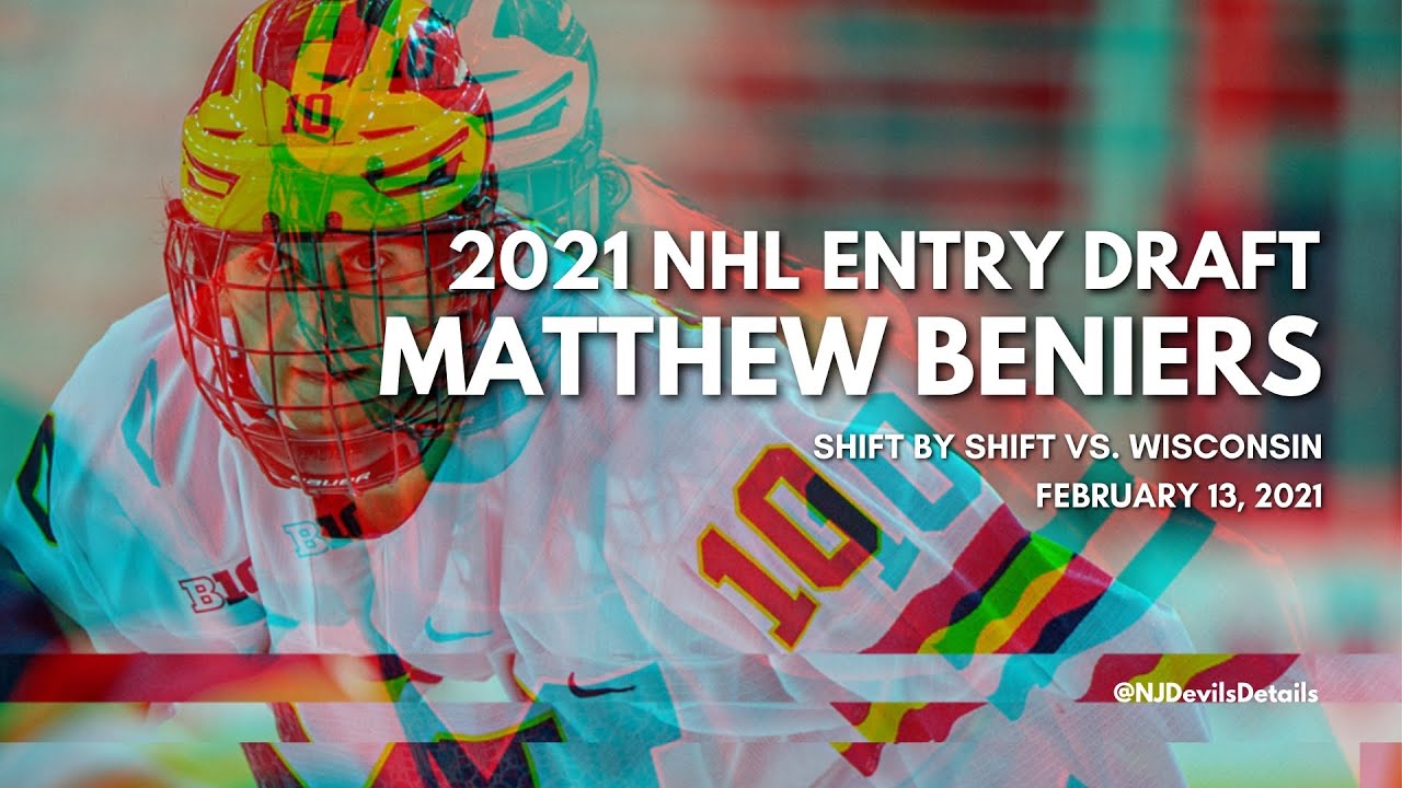 2021 NHL Draft | Matthew Beniers (#10) Shift by Shift vs. Wisconsin ...