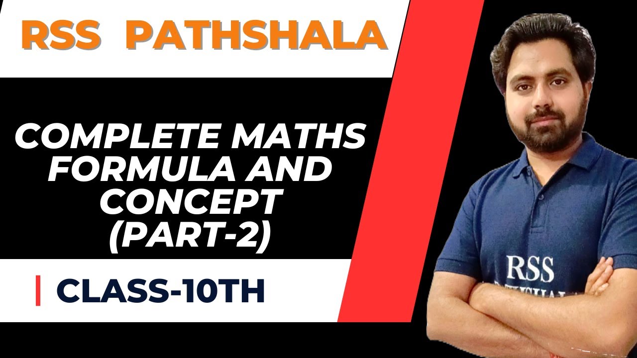 COMPLETE MATHS FORMULA || PART-2 || CLASS-10TH - YouTube