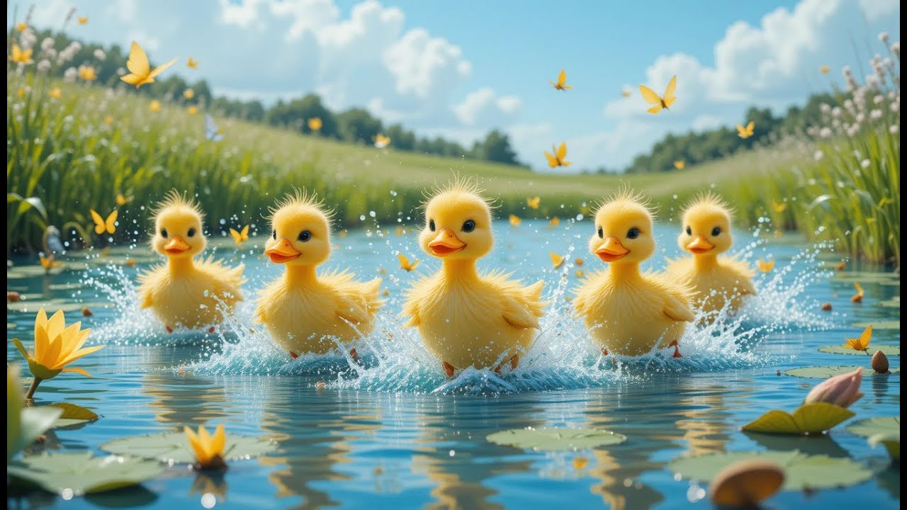 Quack Quack Adventure | Fun Duck Song for Kids | Animated Nursery Rhyme ...