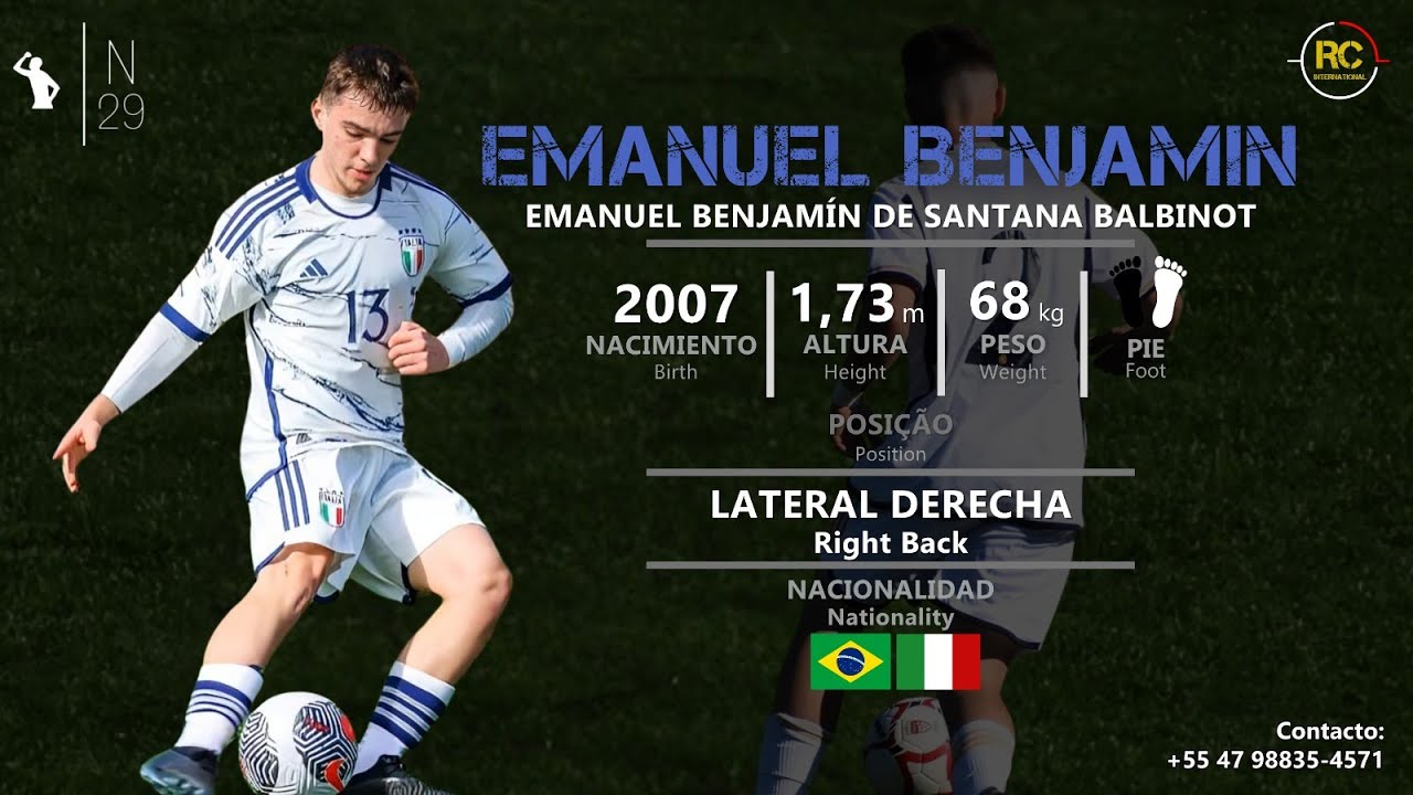 Emanuel Benjamin - Lateral Derecha (Right Back) - 2007 (Campeonato ...