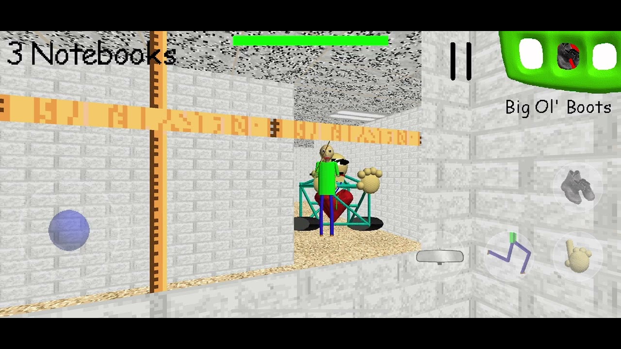 Baldi and First Prize gets stuck - YouTube