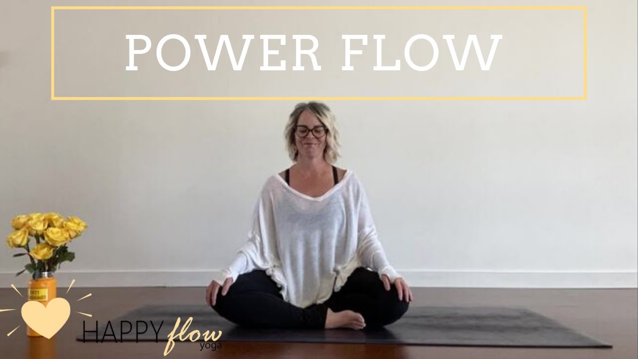 Power Flow With Angie | Happy Flow Yoga - YouTube