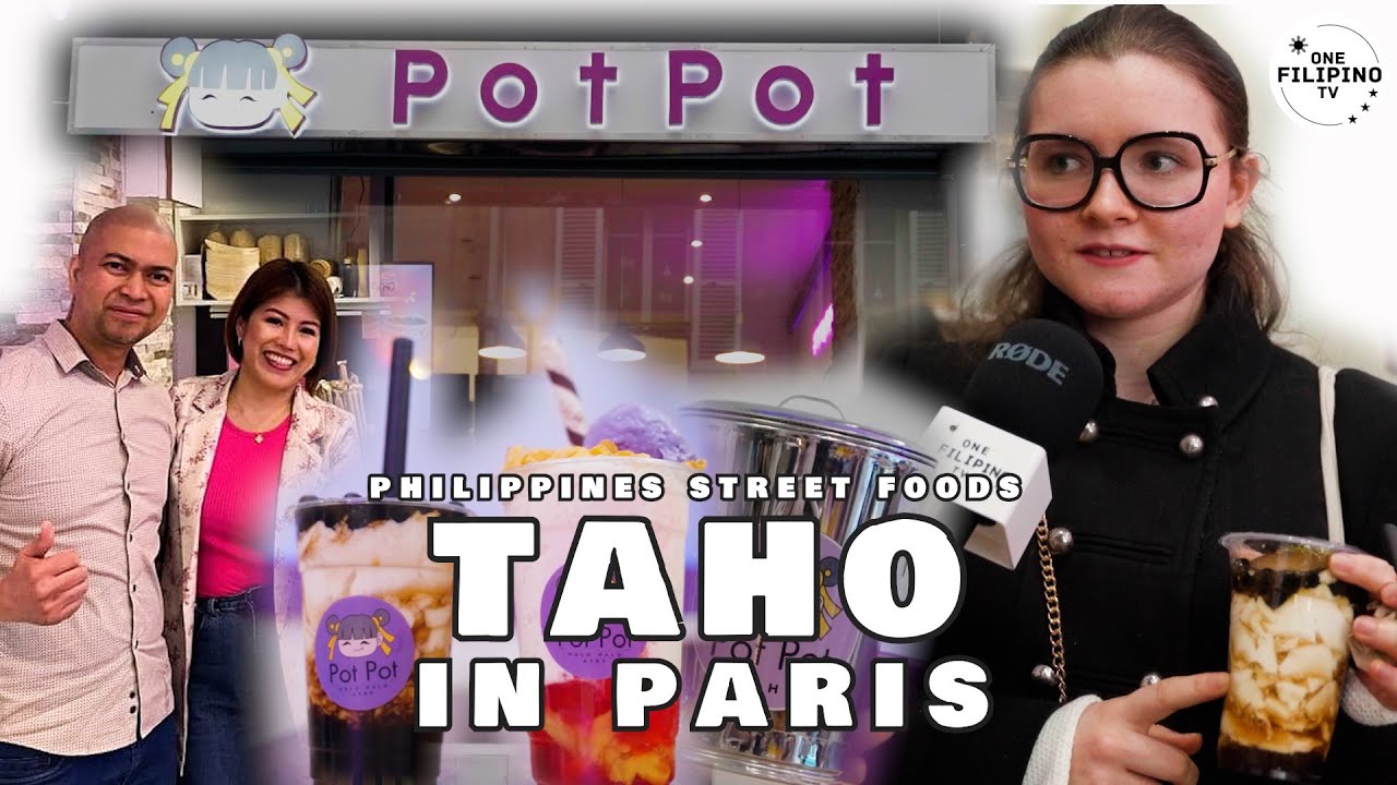 TAHO IN PARIS | FILIPINO STREET FOODS SA PARIS #filipinofood - YouTube