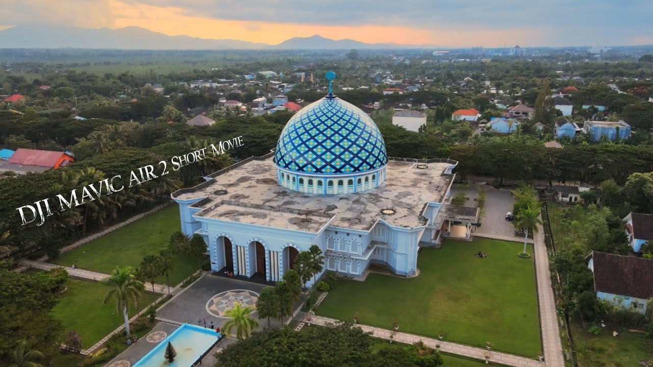 Cinematic Vidio, Masjid Agung Praya, Lombok Tengah, NTB || DJI MAVIC ...