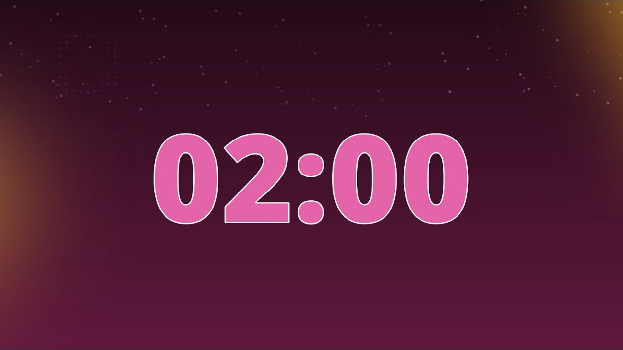 2 Minute Timer | Set 2 Minute Countdown Timer #2minutetimer #timerclock ...