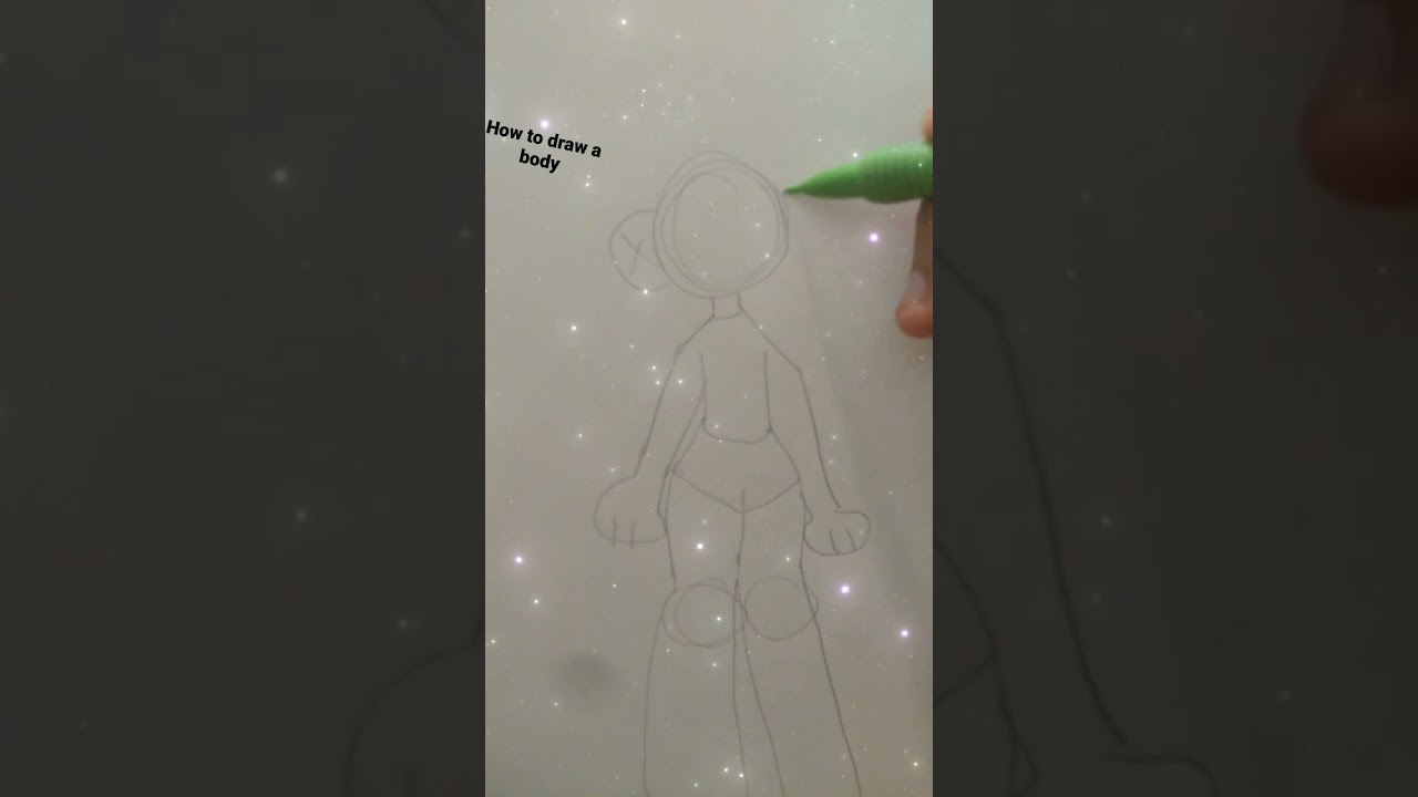 how to draw a body :) - YouTube