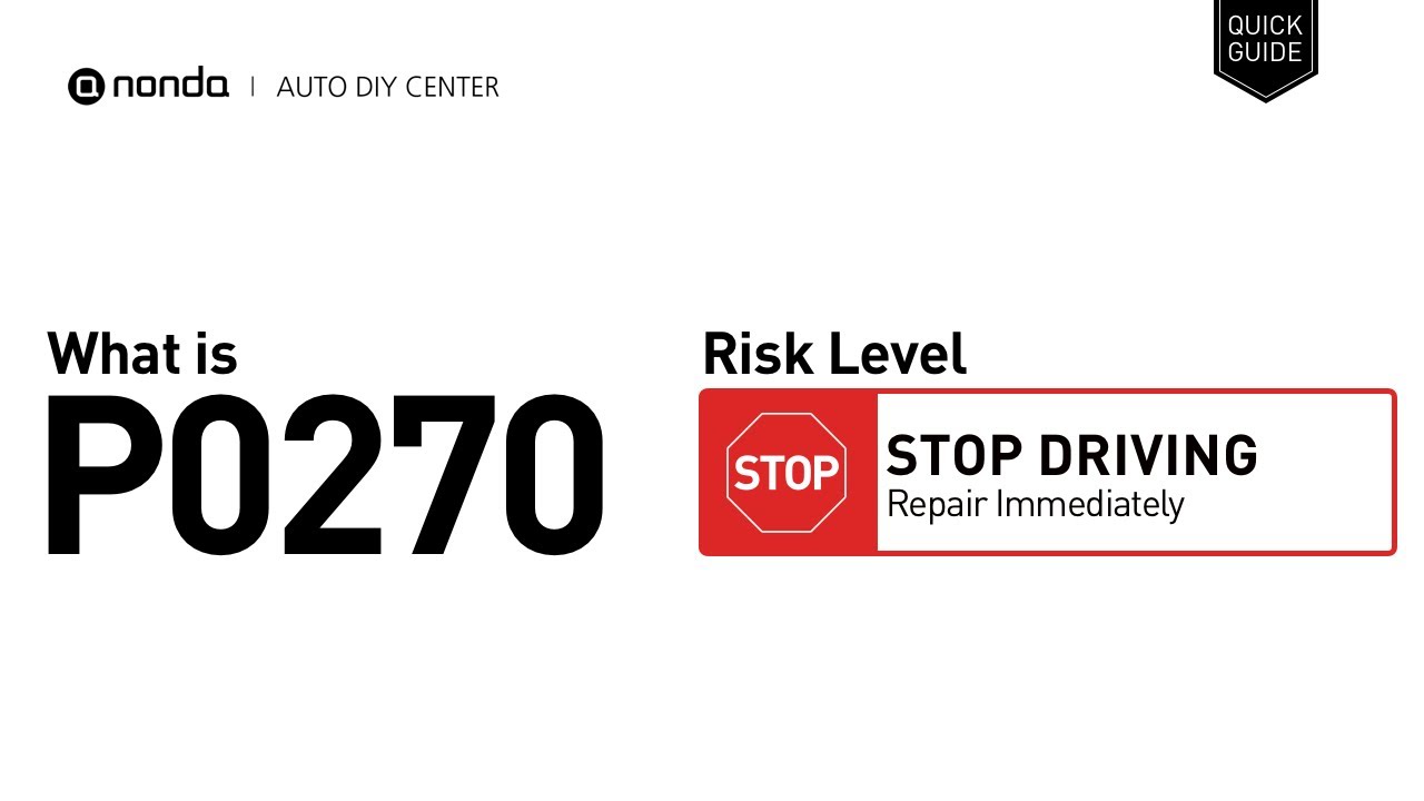 What is P0270 Engine Code [Quick Guide] - YouTube