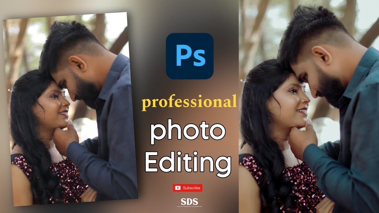 how to Professional couple Photo 📸 Editing in Photoshop tutorial | sds ...