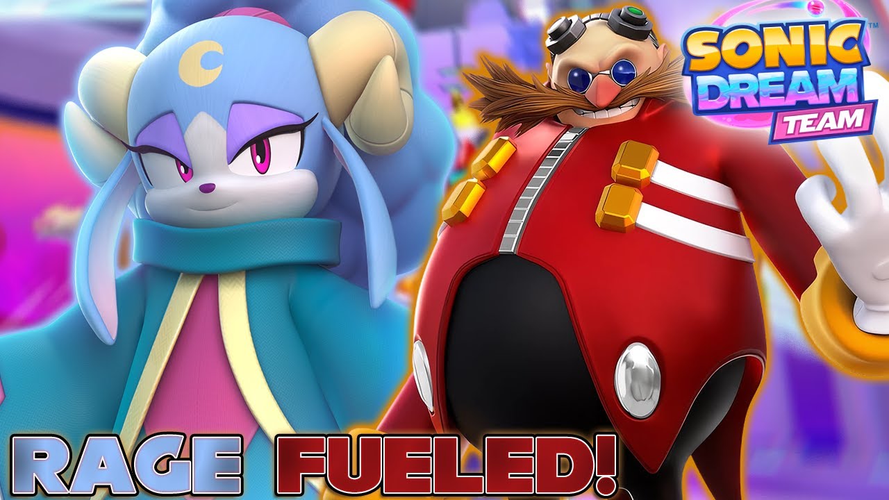 Funny intense RAGE in Sonic Dream Team! - YouTube