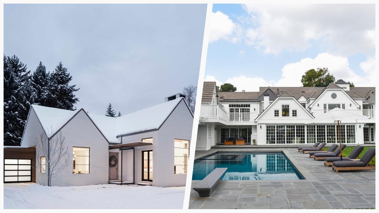 75 Exterior Home With A Clipped Gable Roof Design Ideas You'll Love ⭐️ ...