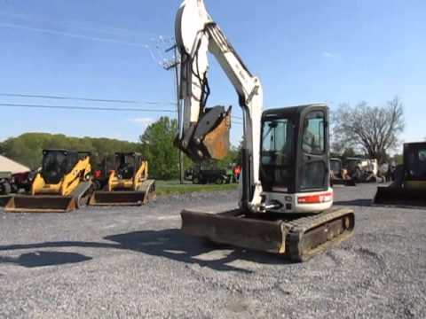 Bobcat 435 Excavator - YouTube