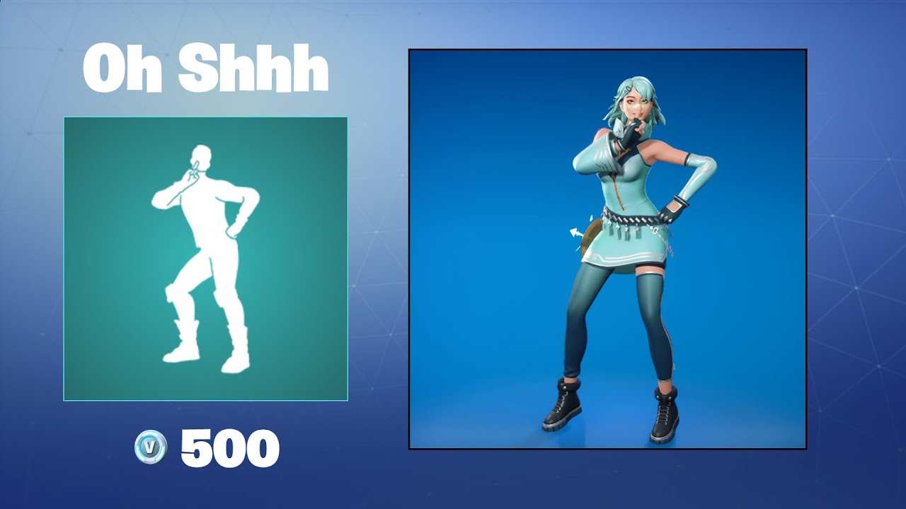 Oh Shhh | Fortnite Emote - YouTube