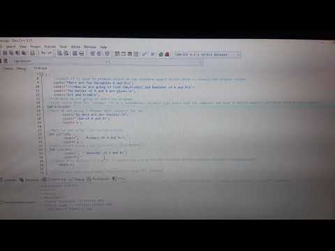 Program to Declare Two Variables and taking their Sum,Product and ...