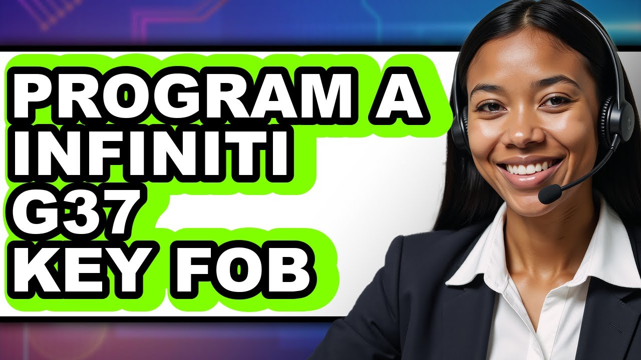 How to Program an Infiniti G37 Key Fob (Updated) - YouTube