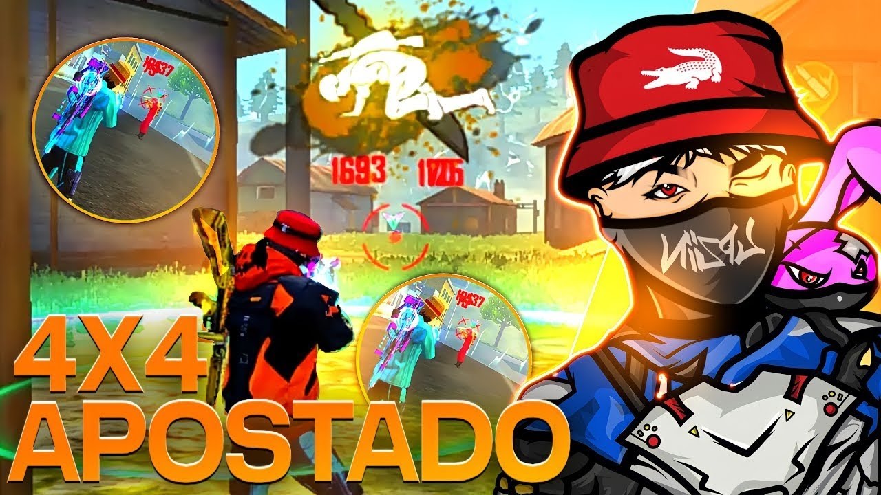 🎮 FREE FIRE - AO VIVO 🔥 4X4 APOSTADO 🔥LIVE ON🔥 - YouTube