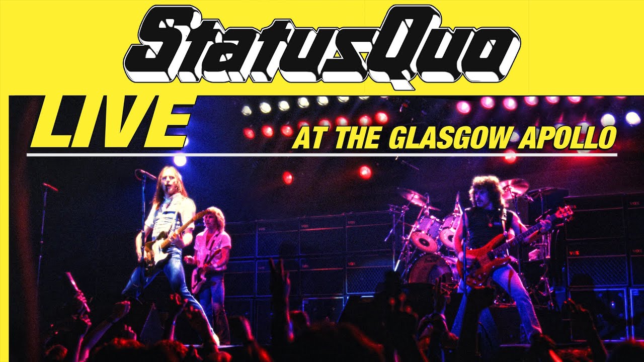 Status Quo - Live! At The Glasgow Apollo, 30th April 1982 (Radio Clyde ...