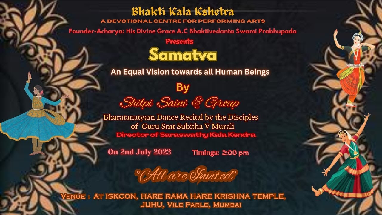 'RAAS LEELA' | Samatva Bhakti Kala Kshetra/ Dance by the disciples of ...