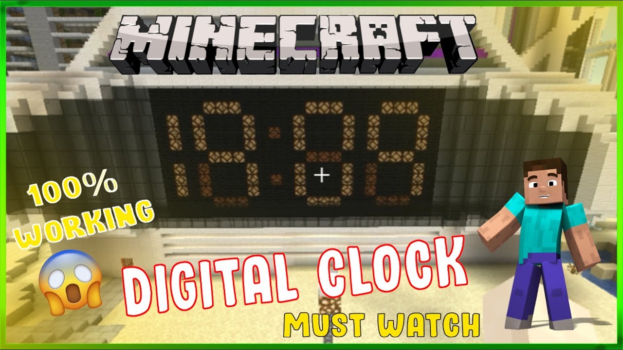 I FOUND A DIGITAL CLOCK IN FUTURE CITY 4.5 - MINECRAFT [In Game Time!]🔥 ...
