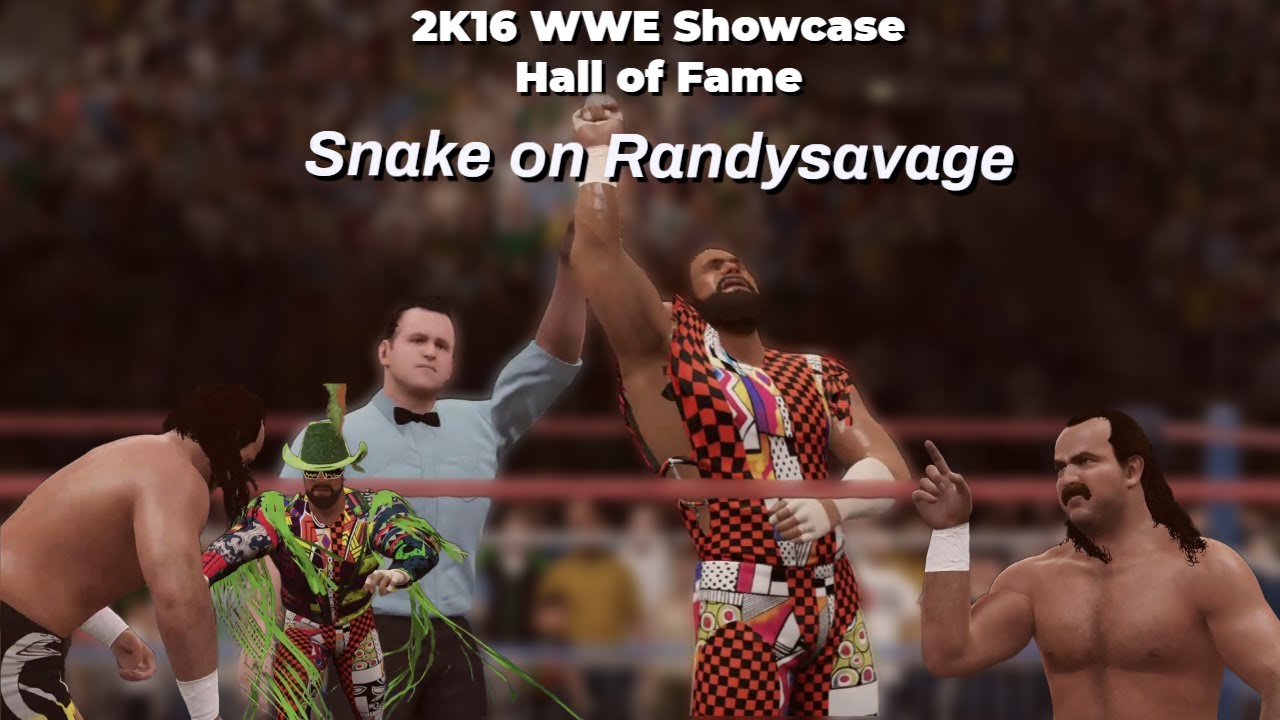 Randy Savage vs. Jake the snake Robert #wwe2k16 #machomanrandysavage # ...