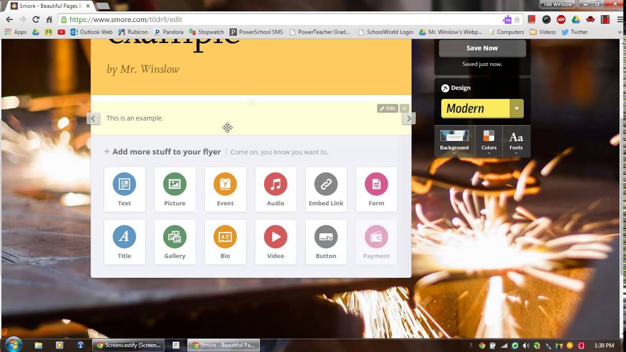 How to make a Smore flyer - YouTube