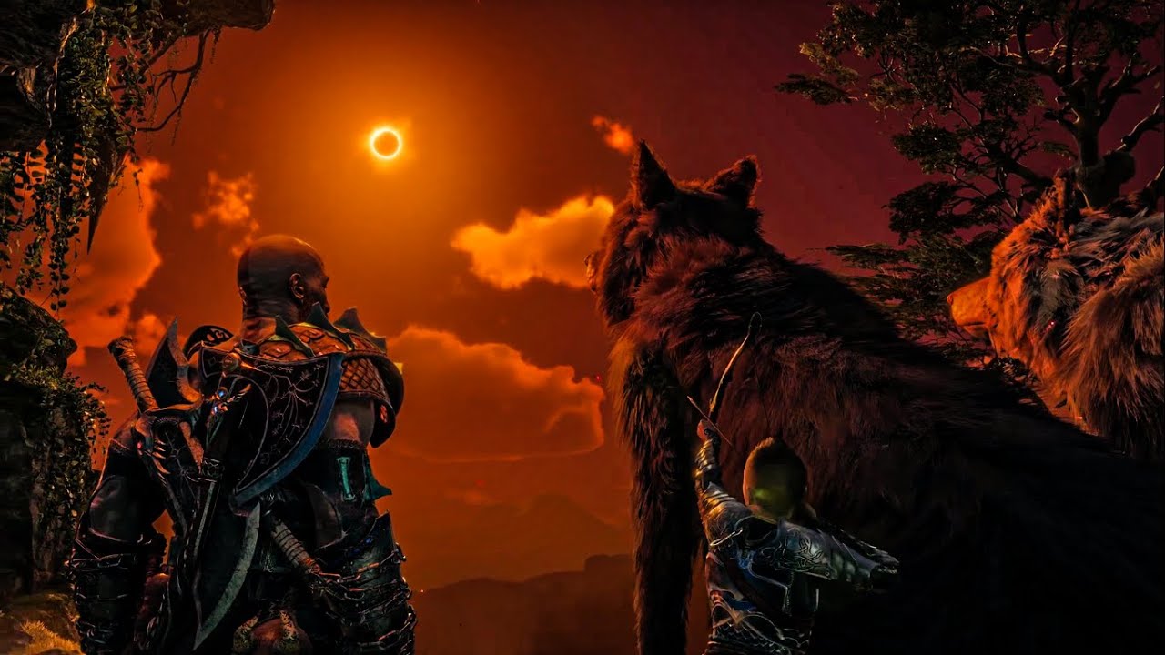 Kratos & Atreus | Recover the stolen moon | The legendary calestial ...