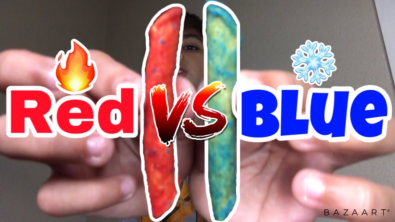 Red Takis vs Blue Takis - YouTube