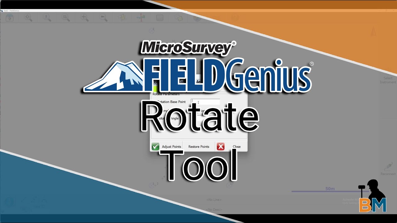 MicroSurvey FieldGenius How To: Rotating By Simple Angles | Bench Mark ...