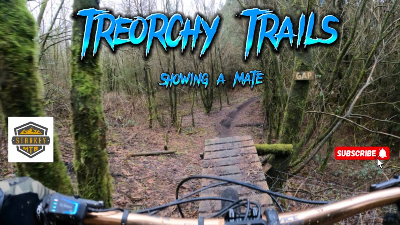 Treorchy Trails showing a mate #mtb #emtb #offpiste #whytebikes - YouTube