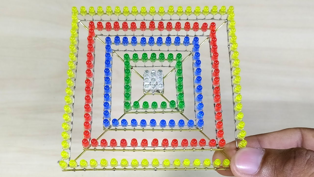 Amazing LED Light Project Using 4017 ic - YouTube