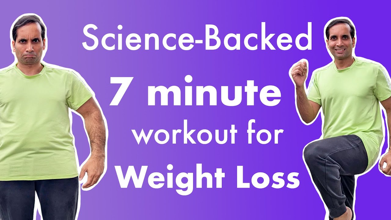 7 mins Weight-Loss Workout based on Science | Mayur Karthik - YouTube