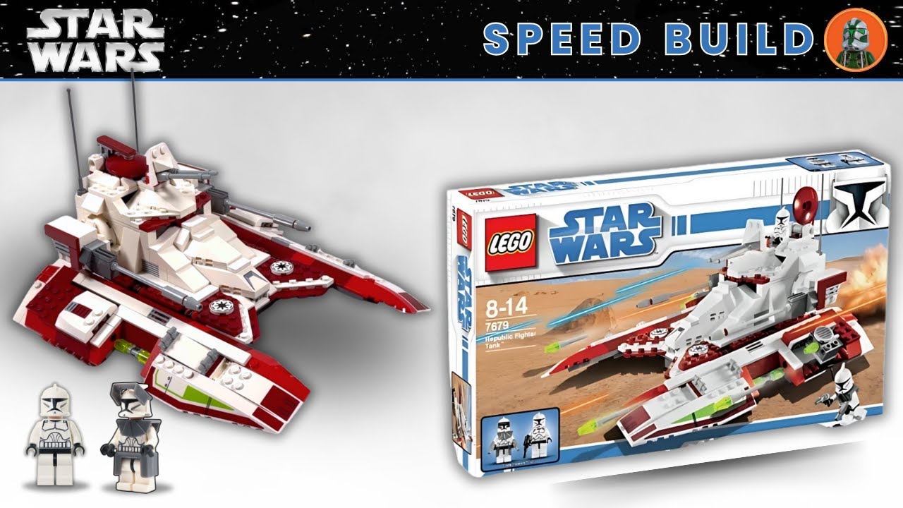 ⚡️ Full Speed Build｜LEGO Star Wars 7679 Republic Fighter Tank - YouTube