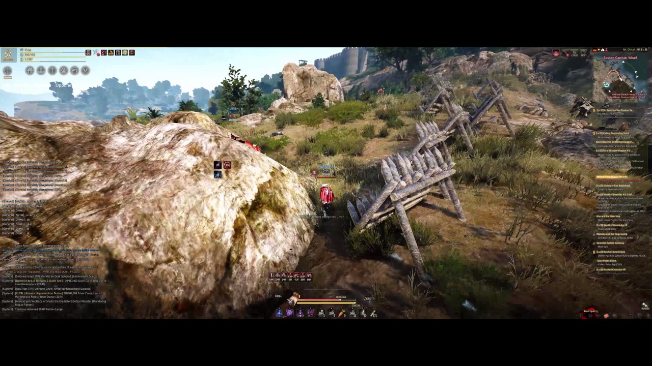 Black Desert Ninja Awakening PvP - Defending the Grind Spot - YouTube