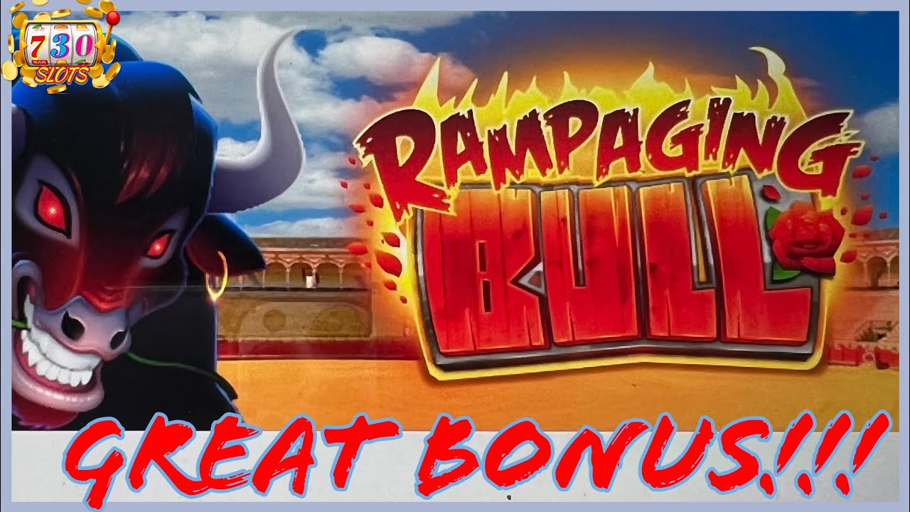 GREAT BONUS on RAMPAGING BULL! - YouTube