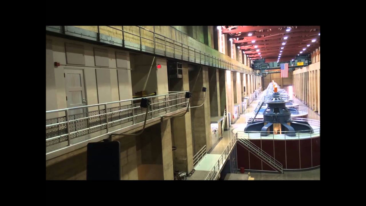 Inside Hoover Dam look at turbines - YouTube