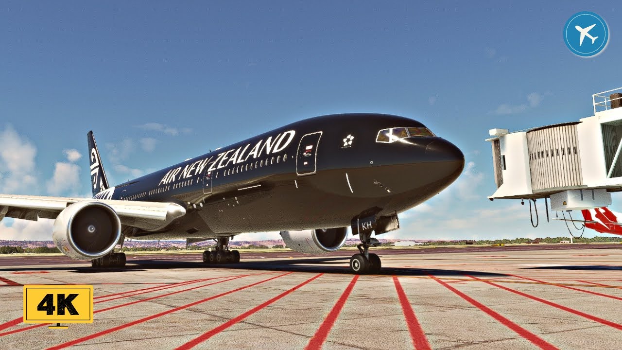 ULTRA REALISM in Adelaide Boeing 777-200ER Air New Zealand | MSFS - YouTube