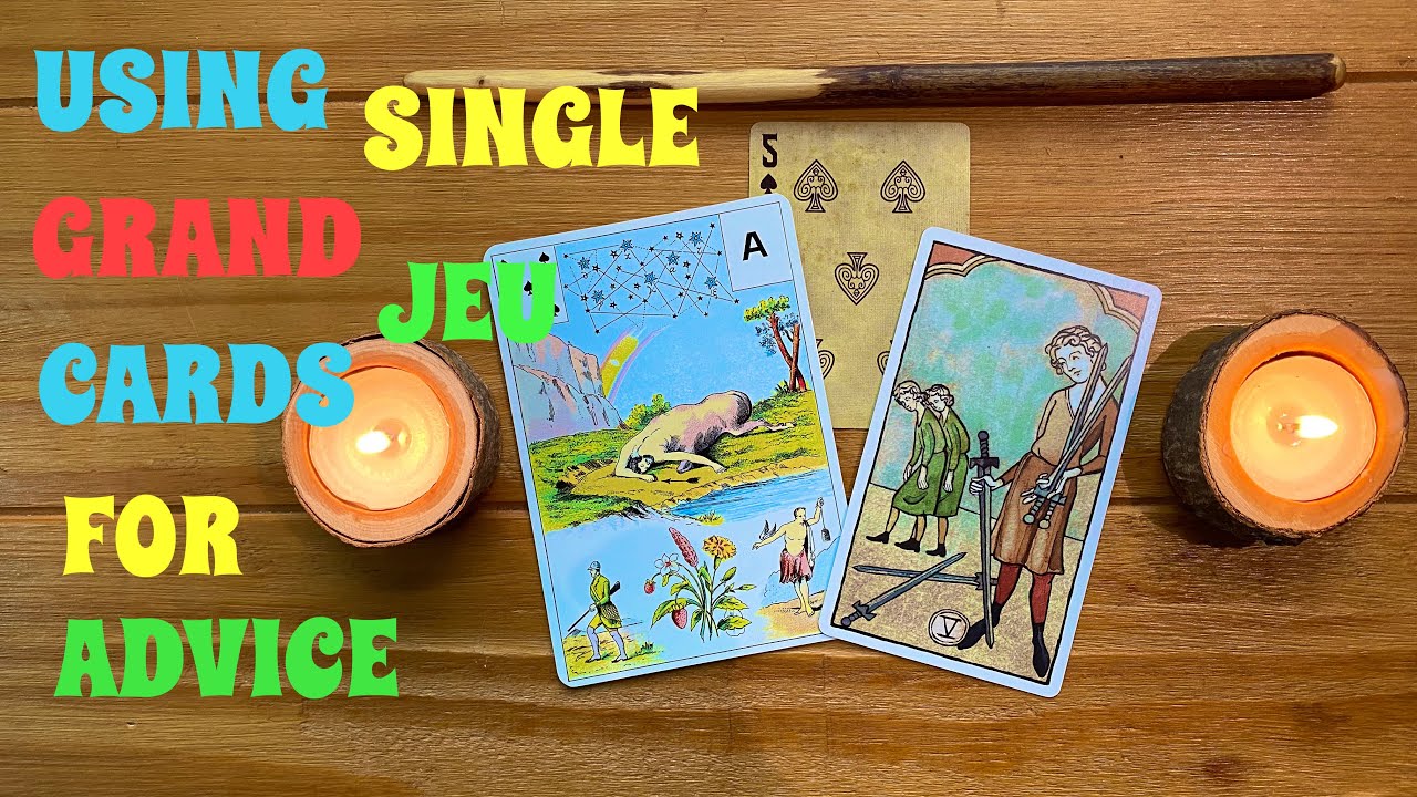 THE GRAND JEU LENORMAND : THE PERFECT CARDS FOR ADVICE! - YouTube